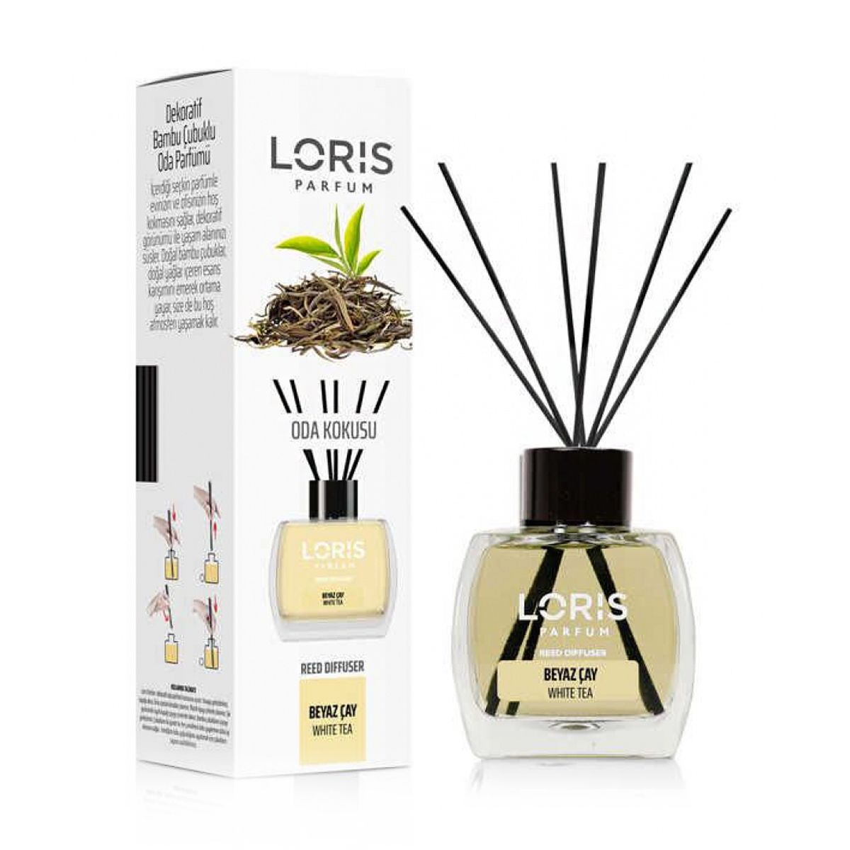 Аромадиффузор Loris Parfum Reed Diffuser Белый чай, 120 мл - купить на ...