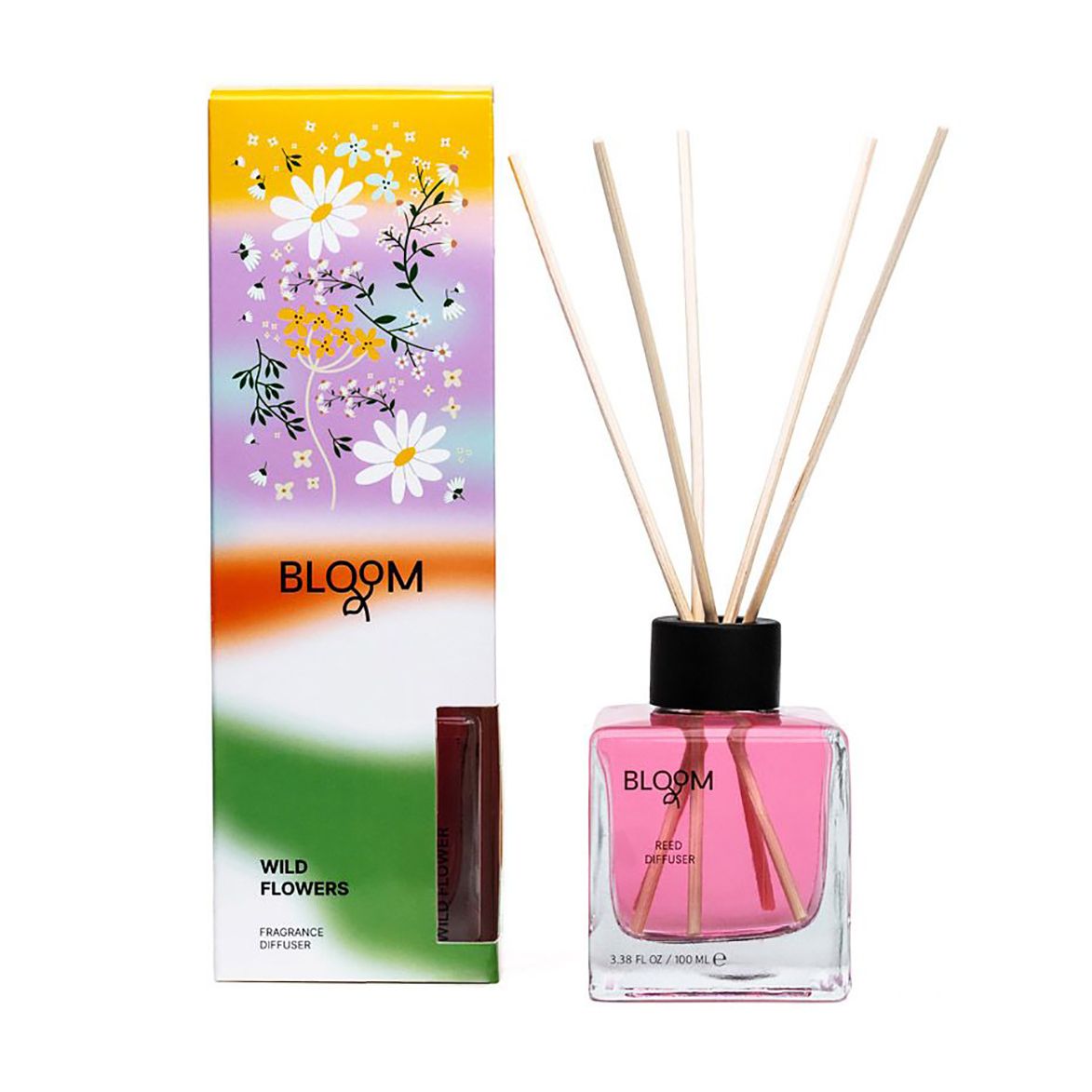 Аромадифузор Aroma Bloom Reed Diffuser Wild Flowers Дикі квіти, 100 мл ...