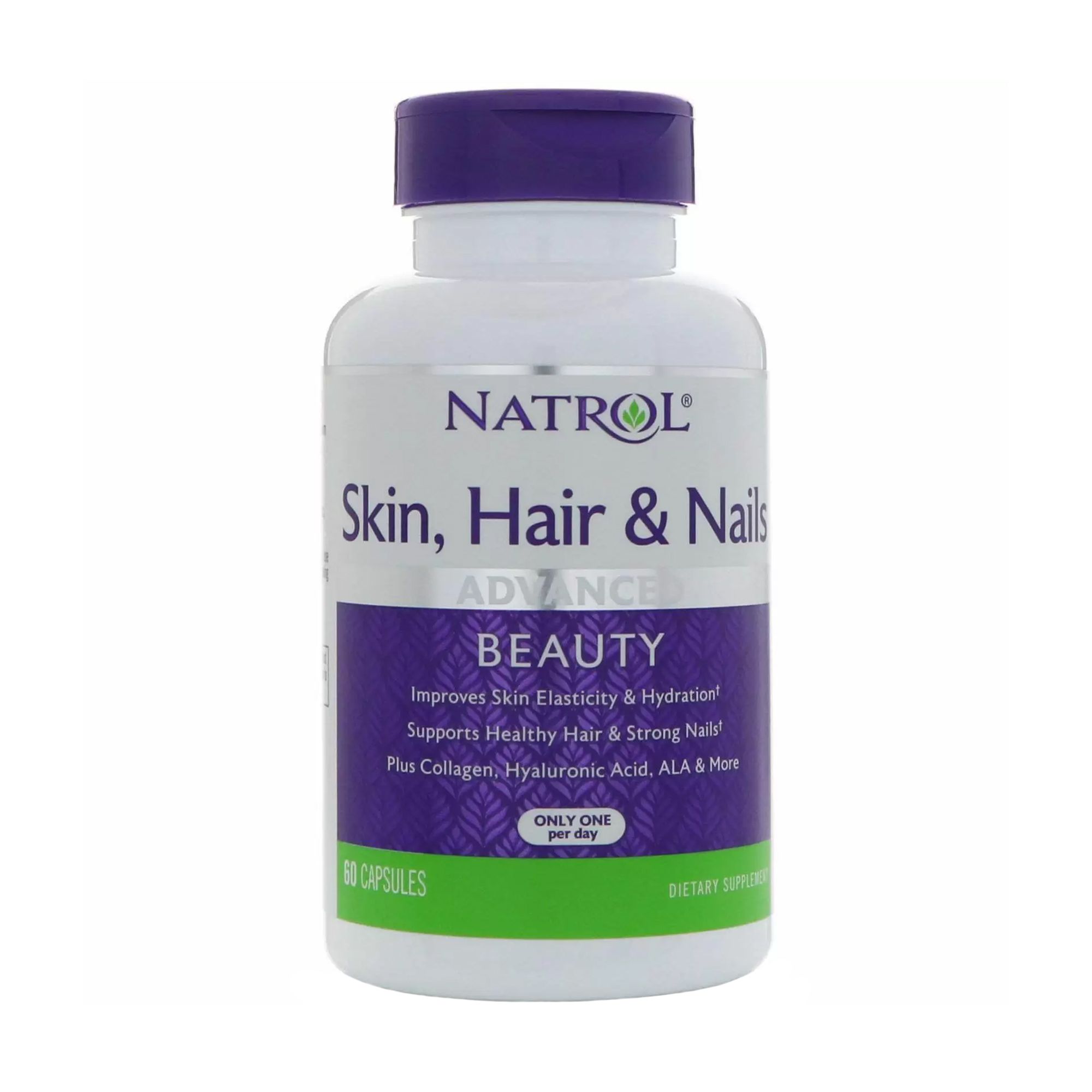 Дієтична добавка в капсулах Natrol Skin, Hair & Nails Advanced Beauty ...