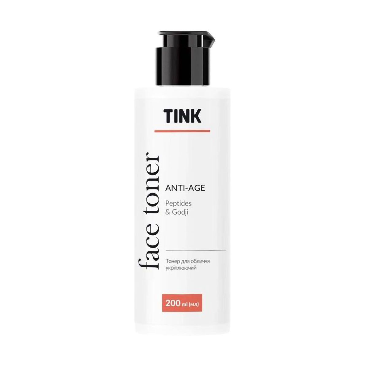 Зміцнювальний тонер для обличчя Tink Anti-Age Face Toner Пептиди та ...