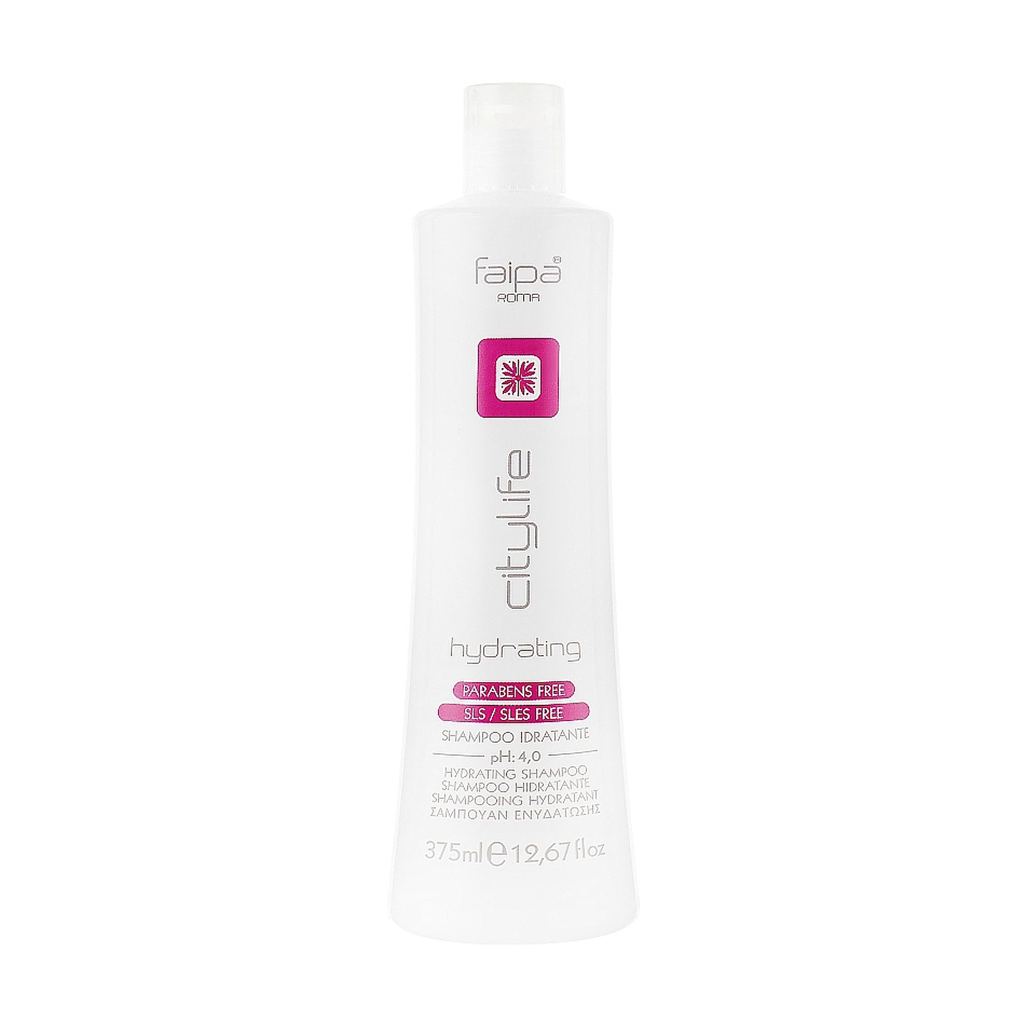 Безсульфатний зволожувальний шампунь для волосся Faipa Roma CityLife ...