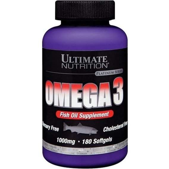 Омега для спорта Ultimate Nutrition Omega 3 180 Softgels (855625 ...