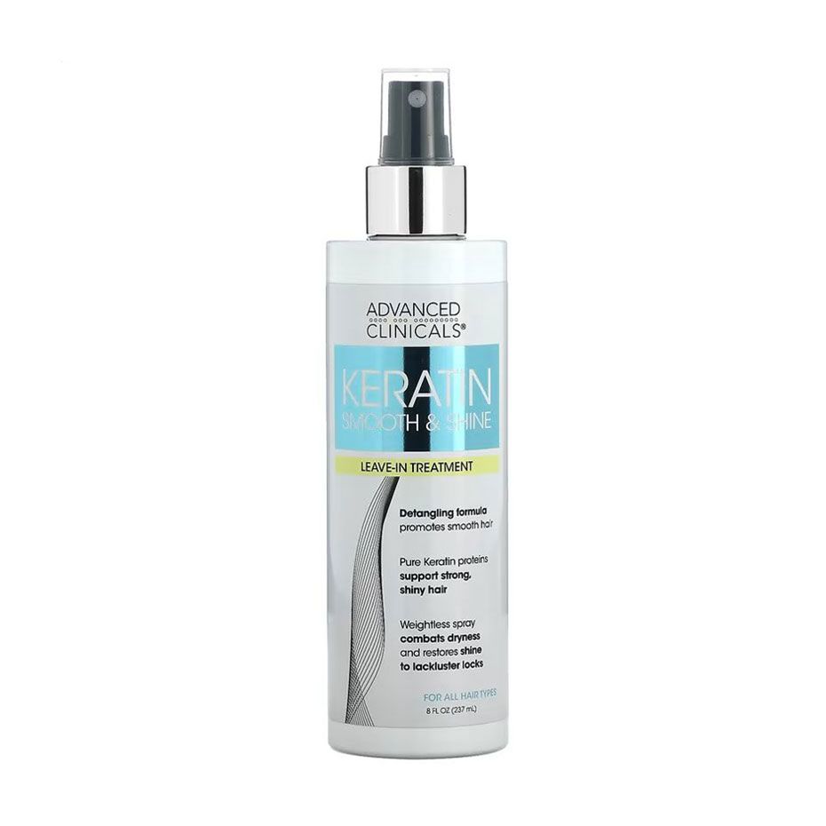 Несмываемый спрей для волос Advanced Clinicals Keratin Smooth & Shine ...