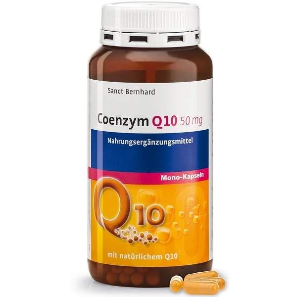 Коэнзим Sanct Bernhard Q10 50 mg 300 Caps (860390) — купить на EVA.UA ...