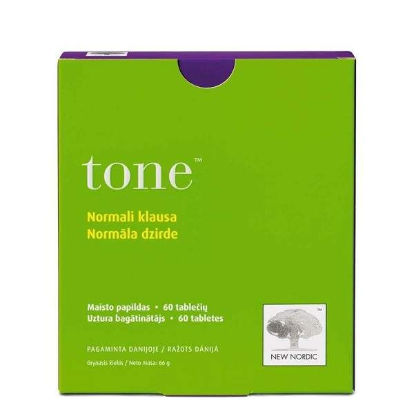 Комплекс для профілактики слуху New Nordic Tone 60 Tabs (860501 ...