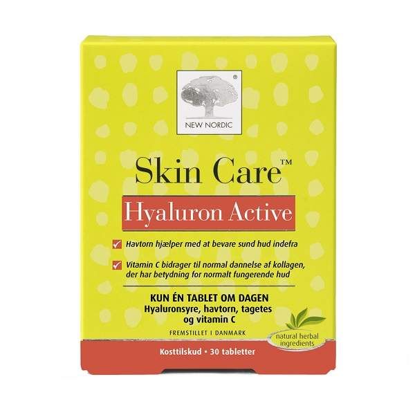 Гиалуроновая кислота New Nordic Skin Care Hyaluron Active 30 Tabs ...