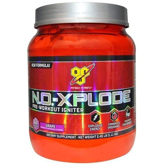 Комплекс до тренировки BSN N O -Xplode Pre-Workout Igniter 1100 g /60 servings/ Grape (861122 ...