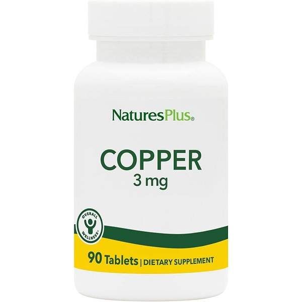 Мікроелемент Мідь Nature's Plus Copper 3 mg 90 Tabs (861387) — купити ...
