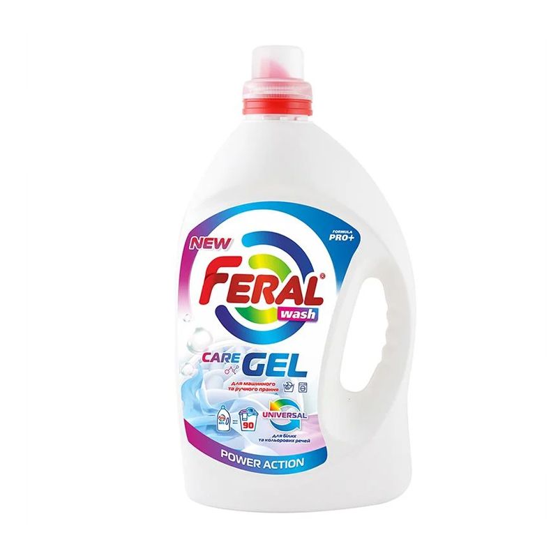 Гель для стирки Feral Wash Universal Care Gel, 90 стирок, 4.5 л ...