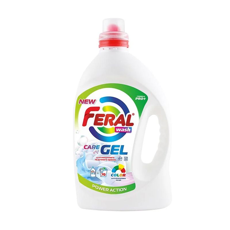 Гель для стирки Feral Wash Color Care Gel, 70 стирок, 3.5 л - купить на ...