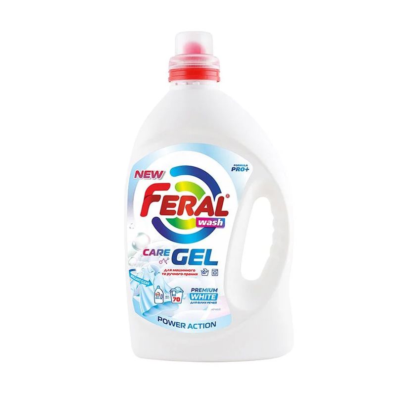 Гель для стирки Feral Wash White Care Gel, 70 стирок, 3.5 л - купить на ...