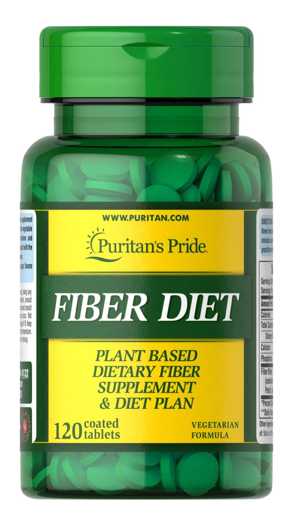 Очищення кишечника Puritan's Pride Fiber Diet 120 Tabs (862171 ...