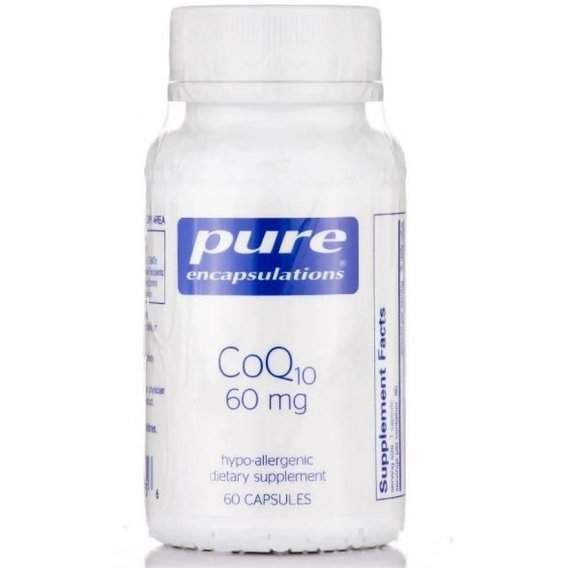 Коензим Pure Encapsulations CoQ10 60 mg 120 Caps PE-00076 (862194 ...