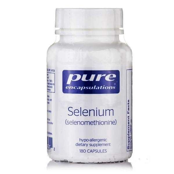 Селен Pure Encapsulations Selenium (selenomethionine) 200 mcg 180 Caps ...