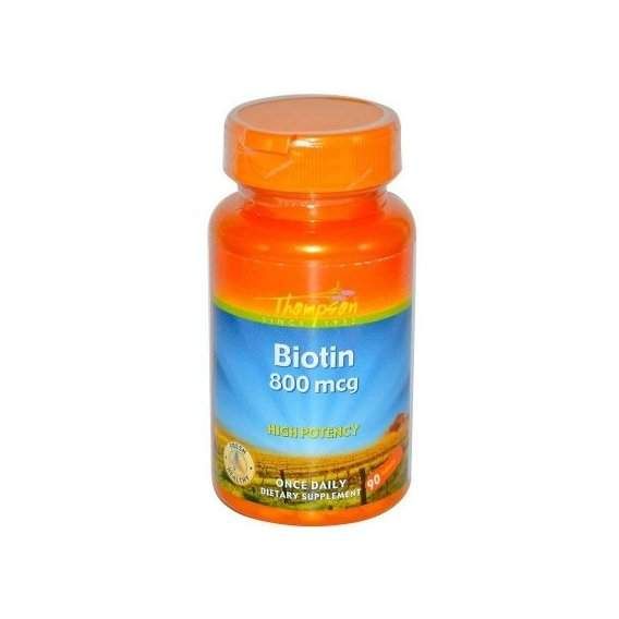 Биотин Thompson Biotin 800 mcg 90 Tabs (863285) — купить на EVA.UA ...