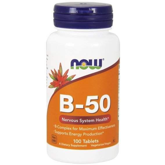 В комплекс NOW Foods Vitamin B-50 100 Tabs (863766) — купити на EVA.UA ...