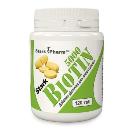 Биотин Stark Pharm Biotin 5000 120 Tabs (863767) — купить на EVA.UA ...