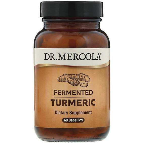 Куркума Dr Mercola Fermented Turmeric 60 Caps MCL-03236 (863819 ...