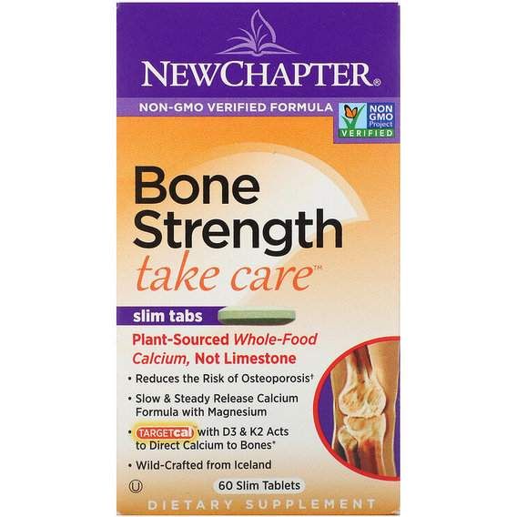 Комплекс для суставов New Chapter Bone Strength Take Care 60 Tabs NCR ...
