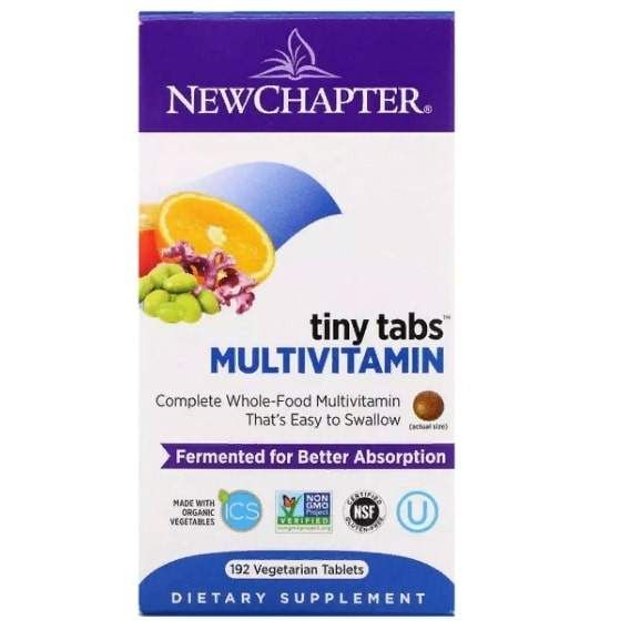 Вітамінно-мінеральний комплекс New Chapter Multivitamin 192 Veg Tabs ...