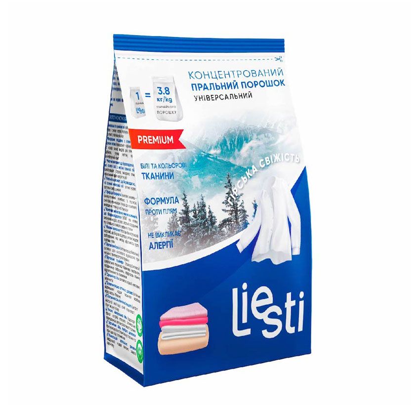 Концентрированный стиральный порошок Liesti Универсальный Горная ...
