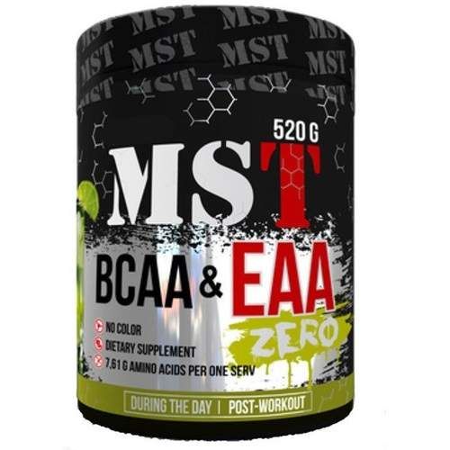 Аминокислота BCAA для спорта MST Nutrition BCAA & EAA Zero 520 g /40 servings/ Black Currant ...