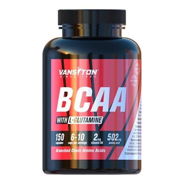Амінокислота BCAA для спорту Vansiton BCAA 150 Caps (864346) — купити на EVA.UA — ціна 345 грн