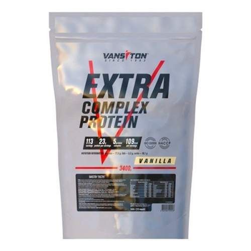 Протеин Vansiton Extra Complex Protein 3400 g /113 servings/ Vanilla ...