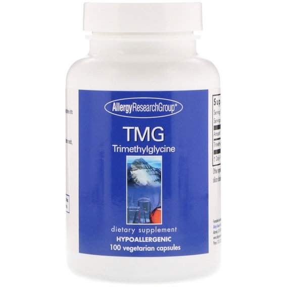 Гліцин Allergy Research Group TMG Trimethylglycine 100 Caps ALG-73230 ...