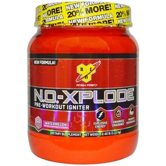 Комплекс до тренировки BSN N O -Xplode Pre-Workout Igniter 1100 g /60 servings/ Watermelon ...