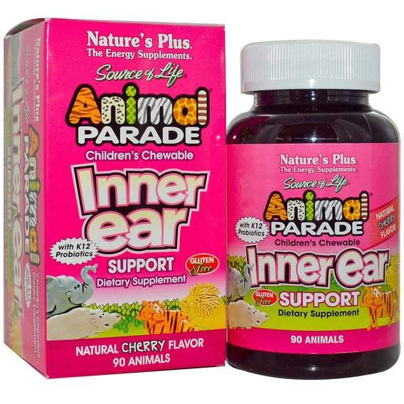 Комплекс для профилактики слуха Nature's Plus Animal Parade, Inner Ear ...