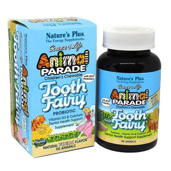 Пробіотик Nature's Plus Animal Parade, Tooth Fairy 90 Chewable Tabs ...