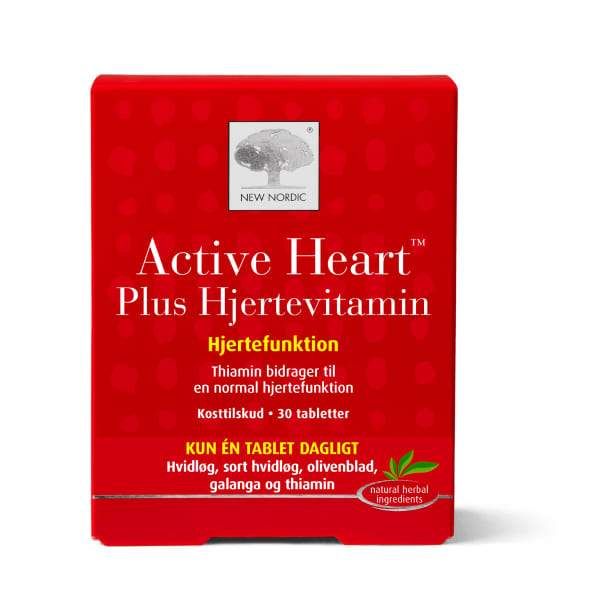 Комплекс для профилактики работы сердца New Nordic Active Heart 30 Tabs ...