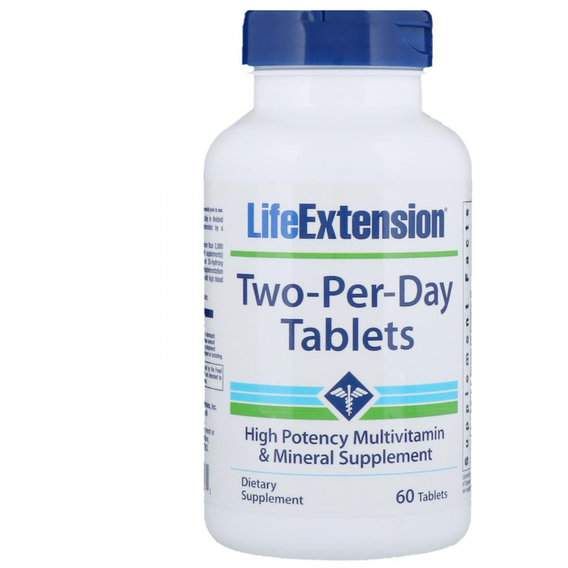 Вітамінно-мінеральний комплекс Life Extension Two-Per-Day 60 Tabs ...