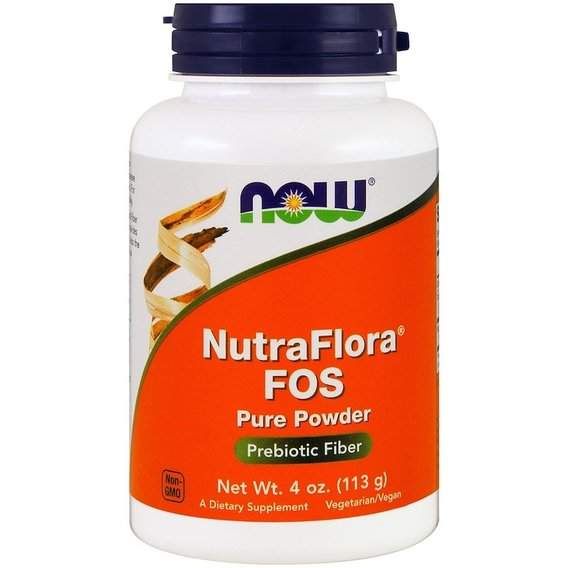 Пробиотик NOW Foods NUTRAFLORA FOS POWDER 4 OZ 113 g /23 servings ...