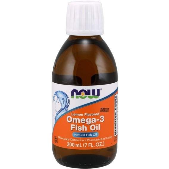 Омега 3 NOW Foods OMEGA-3 FISH OIL, 7 OZ 200 ml Lemon (866390) — купить ...