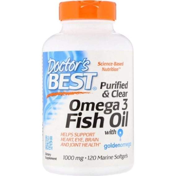 Омега 3 Doctor's Best Purified & Clear Omega 3 Fish Oil with ...