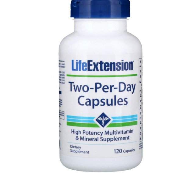 Вітамінно-мінеральний комплекс Life Extension Two-Per-Day Capsules 120 ...