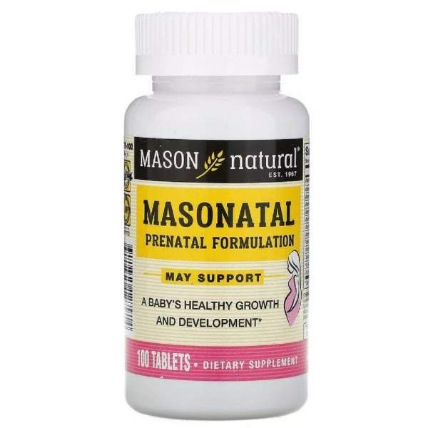Витамины для беременных Mason Natural Masonatal Prenatal Formulation ...