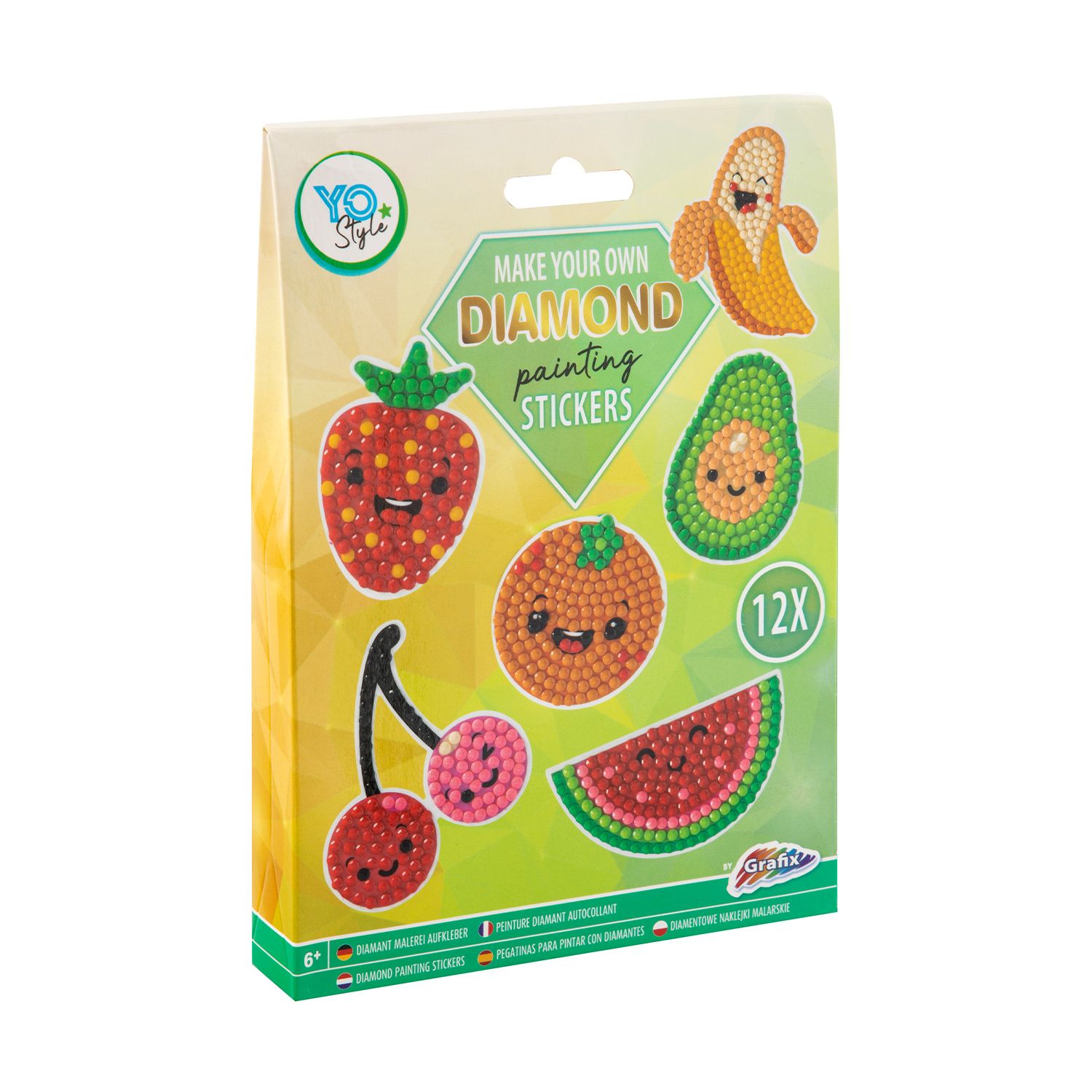 Набор для творчества Grafix Diamond Painting Stickers Алмазные наклейки ...