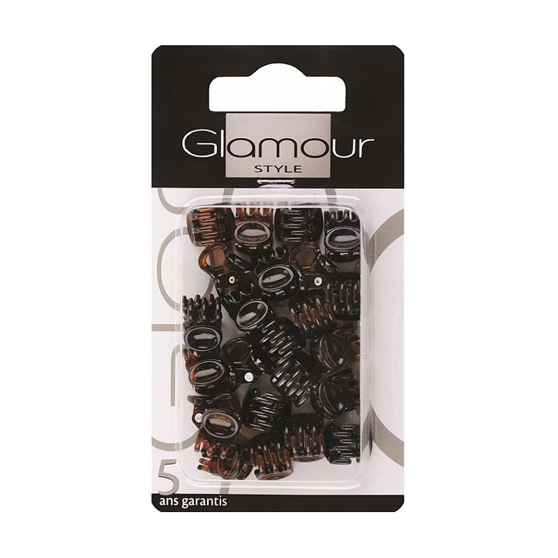 Заколки для волосся Inter-Vion Glamour коричневі, 24 шт — купити на EVA ...