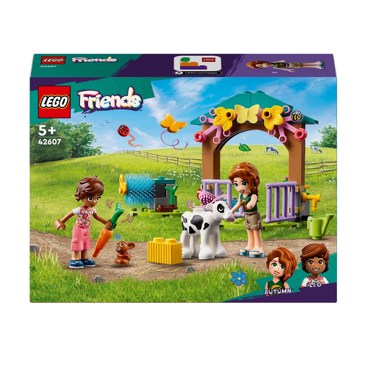 Конструктор LEGO Friends Телячий хлів Отом, 79 деталей, від 5 років ...