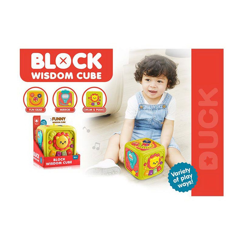Розвивальна іграшка Shantou Jinxing Block Wisdom Cube Бізікуб, у коробці, від 1.5 року, 13.3*13* ...