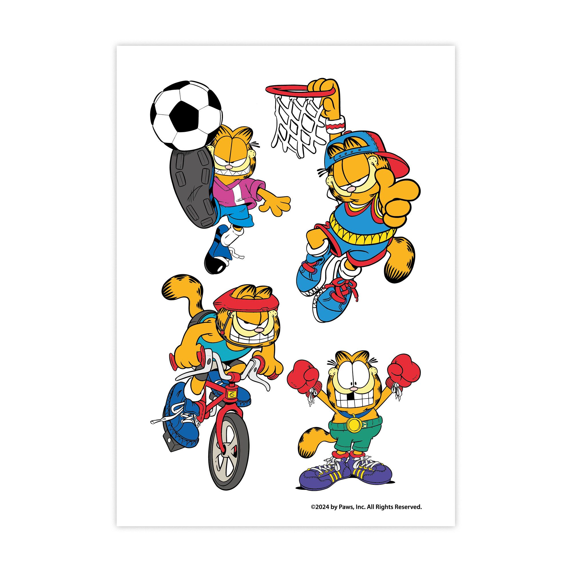 Термонаклейка для тканини Sovart Гарфілд, розмір 148*210, мікс 1 — купити на EVA.UA ...