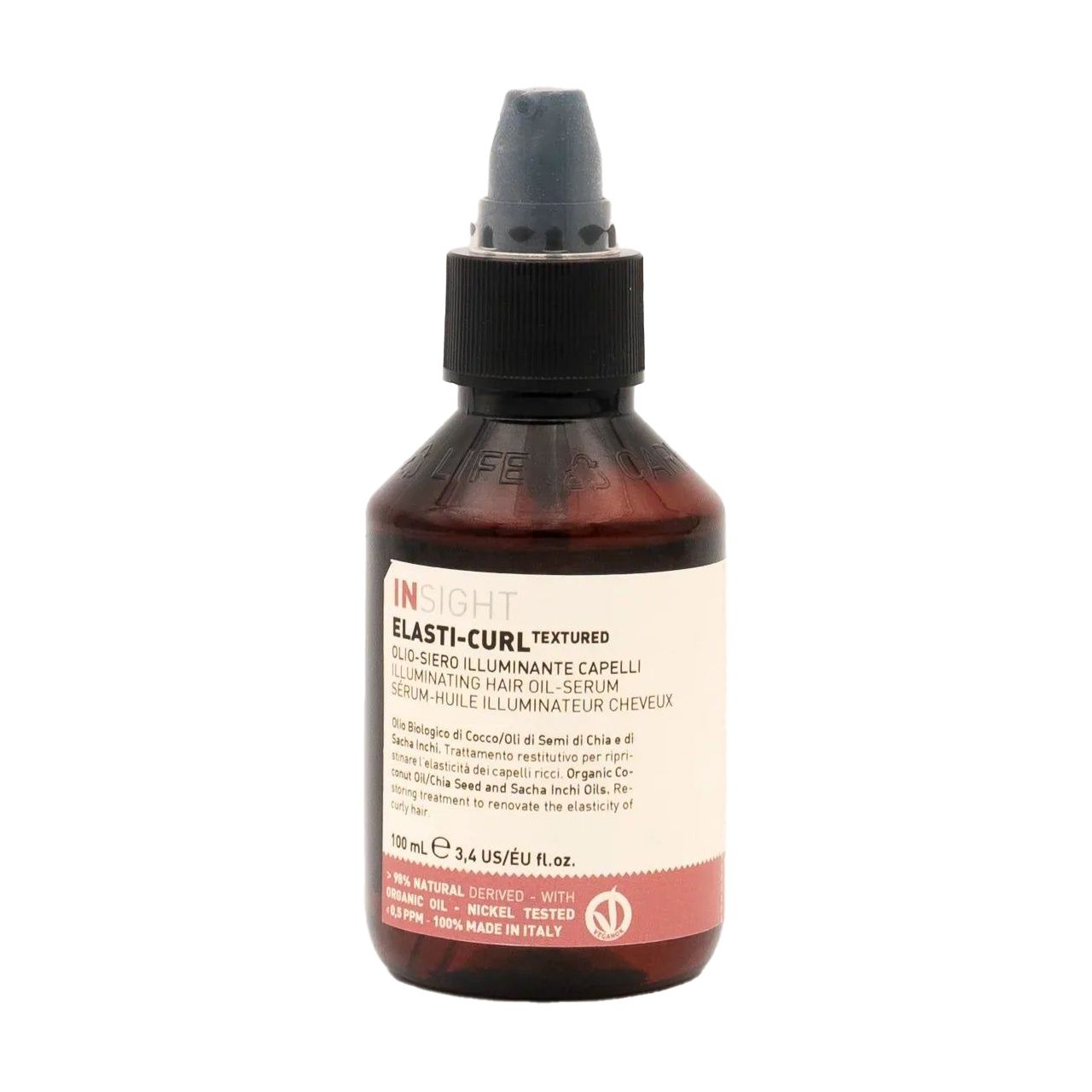 Сироватка Insight Elasti-Curl Illuminating Hair Oil-Serum для в'юнкого волосся, 100 мл — купити ...
