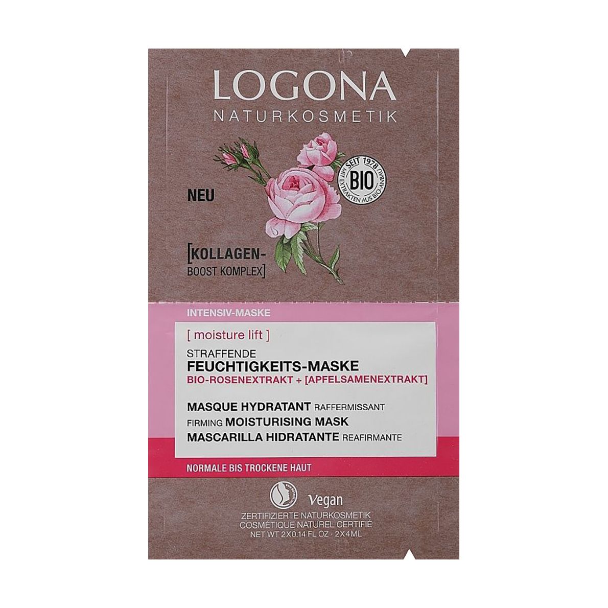 Укрепляющая и увлажняющая маска для лица Logona Firming Moisturising ...