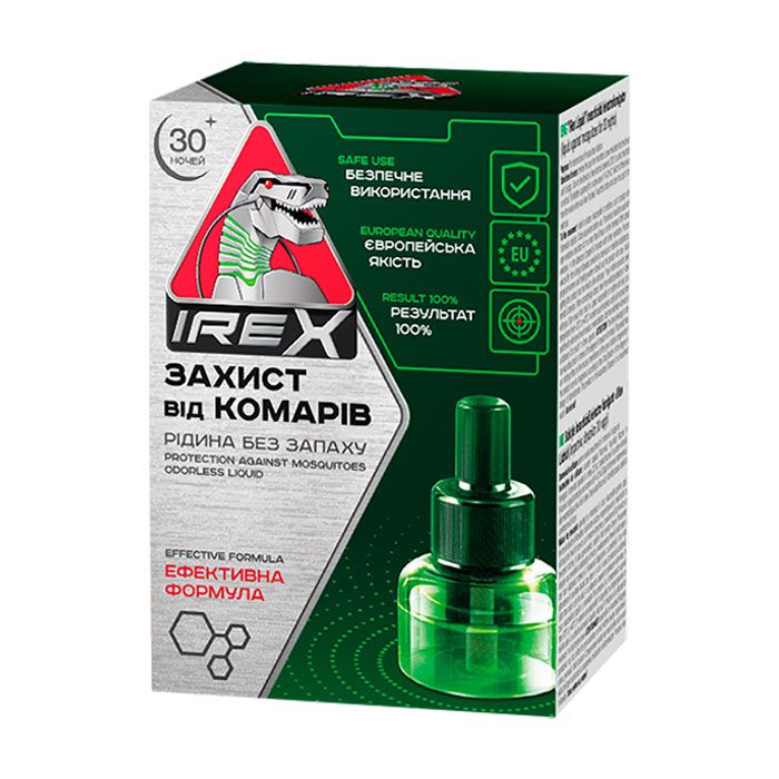 Рідина від комарів Irex, 30 ночей, 20 мл — купити на EVA.UA - гіпермаркет краси