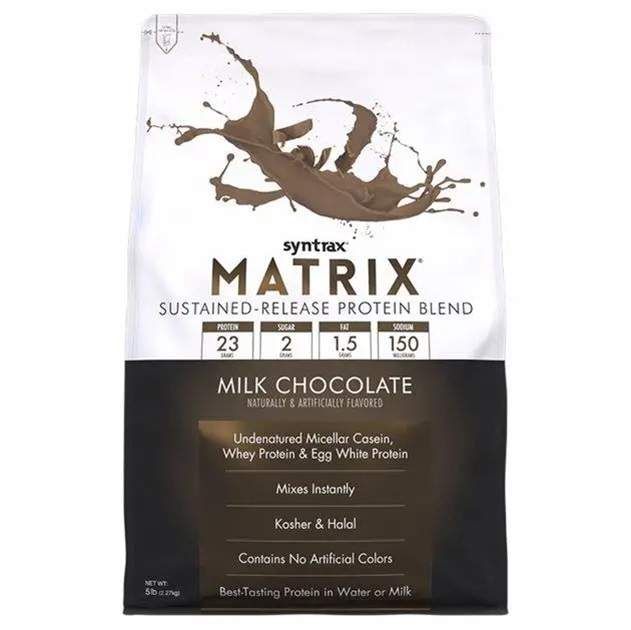 Протеин Syntrax Matrix 5 0 2270 g /76 servings/ Milk Chocolate (874562 ...