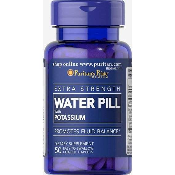 Суміш екстрактів Puritan's Pride Water pill With Potassium Extra ...