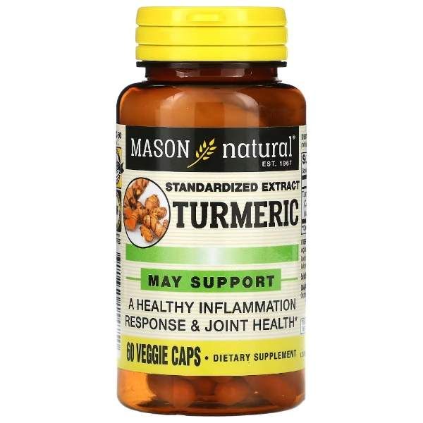 Куркума Mason Natural Turmeric 60 Veg Caps (875218) — купити на EVA.UA ...